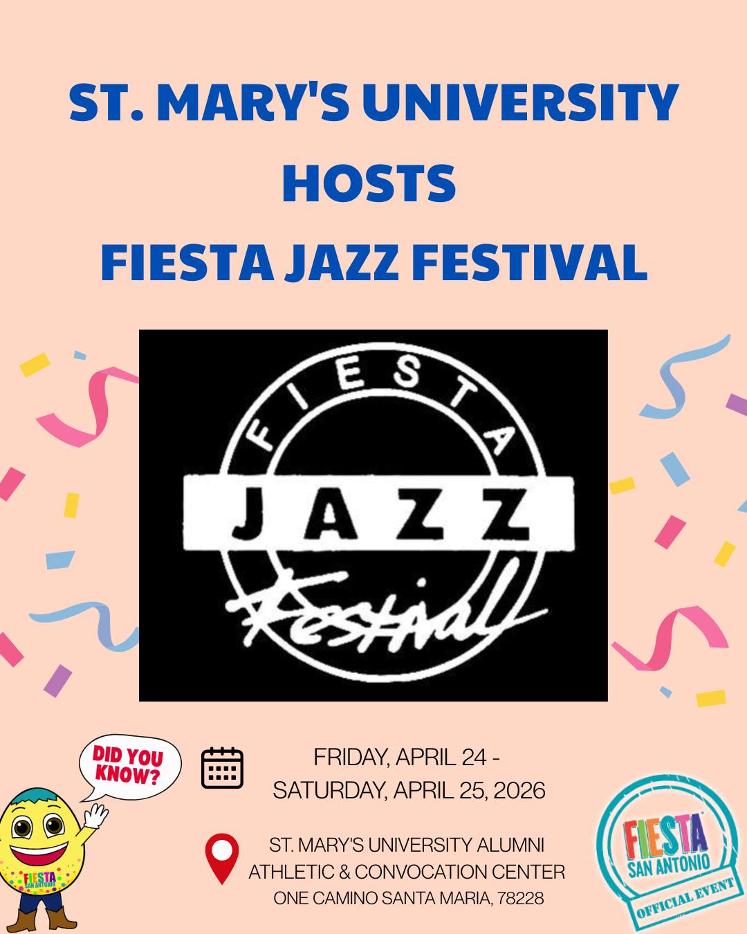 SCHEDULE - Fiesta San Antonio